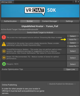 [Archived] アバター導入方法 Step.4a : SDK2版 - VRChat初心者向けガイド